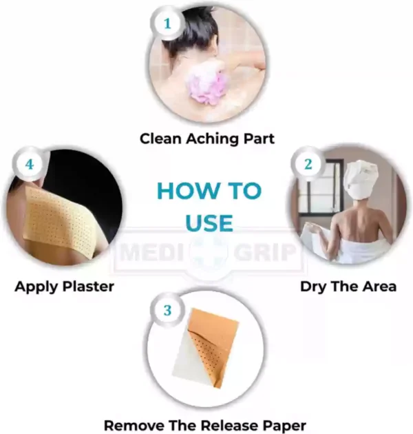 Medigrip Capsicum Plaster Pack of 10 Sheets - Surgical Dekho